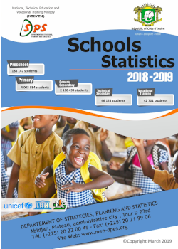 DIRECTION DES ETUDES, DES STRATEGIES DE LA PLANIFICATION ET DES ...